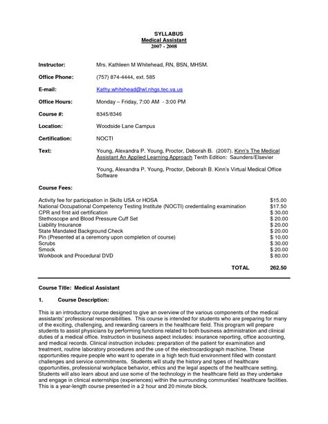 Medical Assistant Resume Sample Credentialing Letters For Medical