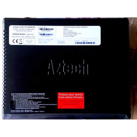Singtel Port Ethernet Modem With Integrated Wireless N Router Aztech DSL EN S High Speed