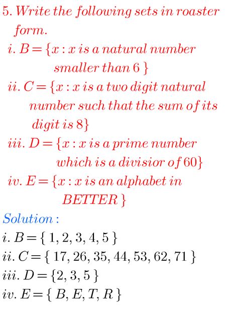 Ssc Maths Solutions For Setsssc Mathematics Solutions For Chapter 2