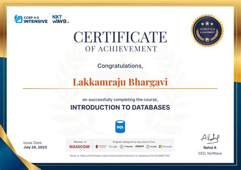 Bhargavi Lakkamraju On Linkedin Im Happy To Share That Ive Obtained