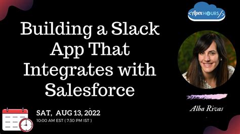 building a slack app that integrates with salesforce apex hours events