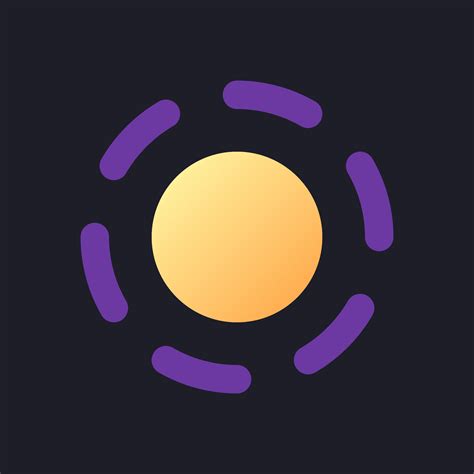 Breathe Animation Effect Flat Gradient Fill Ui Icon For Dark Theme Add Relaxation Feeling To