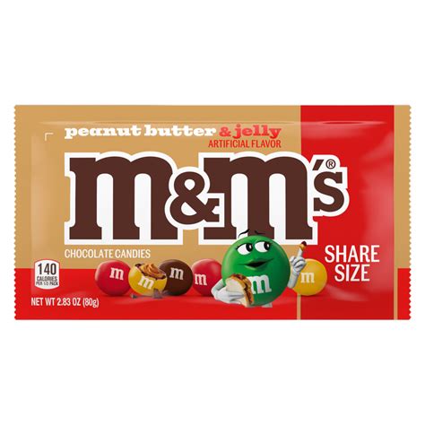 Mandms Peanut Butter And Jelly Share Size 283oz Delivered In As Fast