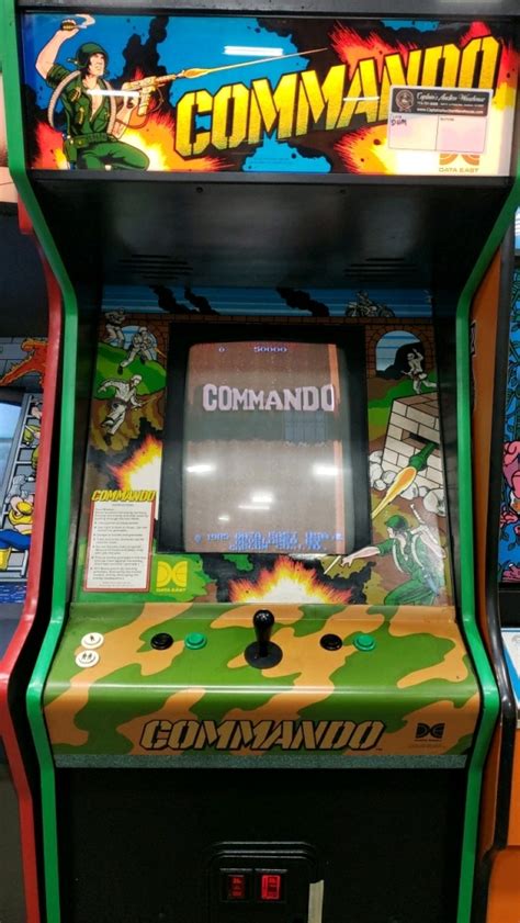 Commando Classic Data East Upright Arcade Game 3
