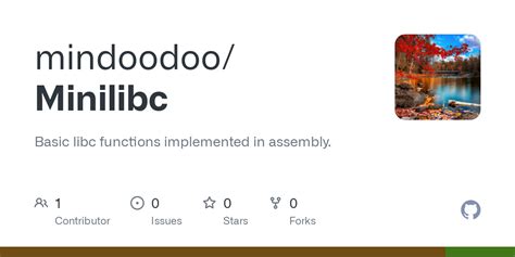 Github Mindoodoo Minilibc Basic Libc Functions Implemented In Assembly