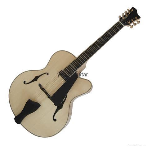 7strings Handmade Archtop Jazz Guitar Yz 22n Yunzhi China Manufacturer Musical
