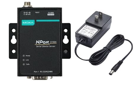 Amazon Com Moxa NPort 5150A US 1 Port Device Server 10 100M Ethernet RS 232 422 485 DB9