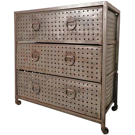 Bare Metal Style Industrial Dresser At 1stdibs Industrial Dresser