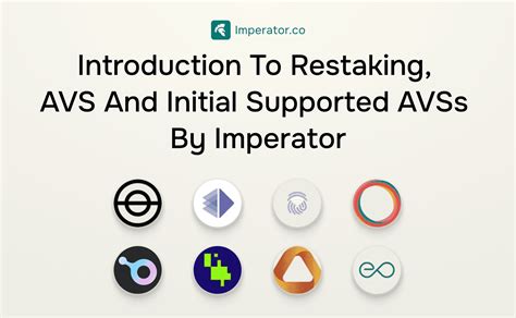 Imperators Selected Avs On Eigenlayer Boosting Blockchain Security