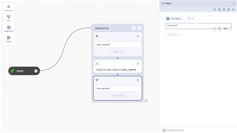 Capture User Reply Action Tiledesk Knowledge Base