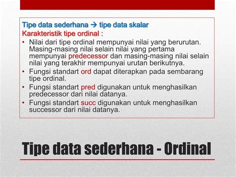 PPT Tipe Data Pascal PowerPoint Presentation Free Download ID