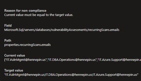 Bug Report Custom Policy Deploy Sql Vulnerabilityassessments Does Not