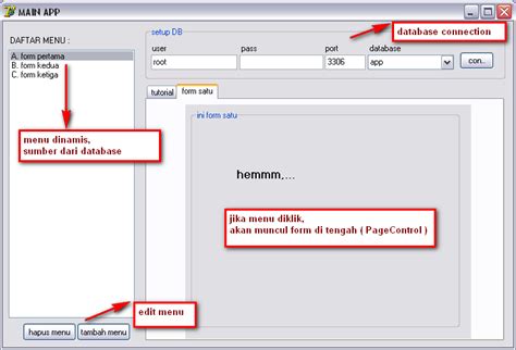 Implementasi Menu Dinamis Menggunakan Delphi Mysql Rehmoe