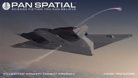 Концепт боевого самолёта ближайшего будущего Pan Spatial Кillswitch Альтернативная История