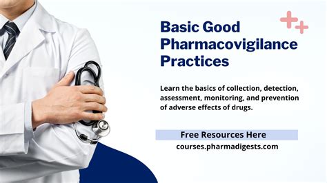 Good Pharmacovigilance Practices Pharmacy Courses
