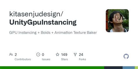 GitHub Kitasenjudesign UnityGpuInstancing GPU Instancing Boids Animation Texture Baker