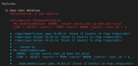 ruby on rails pg undefinedcolumn error column er id does