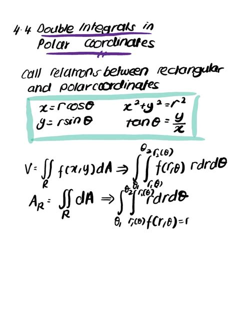 4 4 double integrals in polar coordinates pdf theoretical physics