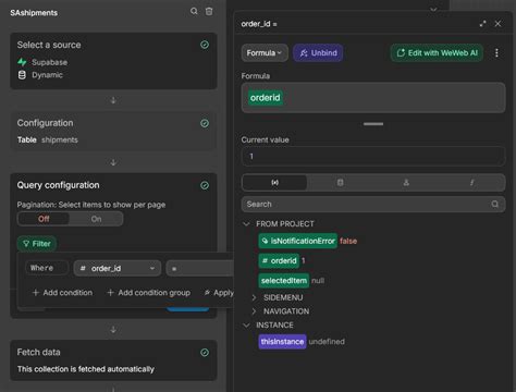 Running A Filtered Query On A New Page Ask Us Anything Weweb Community
