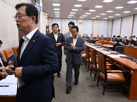여 이태원 특별법 공청회 야당 단독 개최 반발 끝 퇴장 사회정치경제 정보