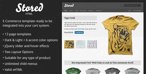 Stored HTML Ecommerce Template By Scubetheme ThemeForest