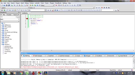 Build code trên Codeblocks bị lỗi multiple definition of main programming Dạy Nhau Học