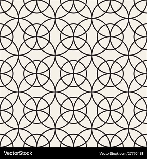 Geometric Lattice Pattern Royalty Free Vector Image
