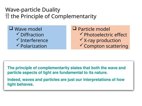 The Dual Nature Of Light Wave Particle Duality Pptx
