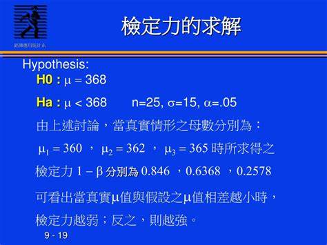 PPT 型 II 誤差機率的計算 Calculating Type II Error Probabilities PowerPoint Presentation ID 5944836