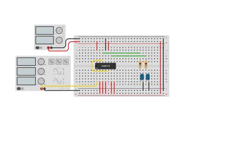 circuit design modulo 4 asynchronous up counter tinkercad