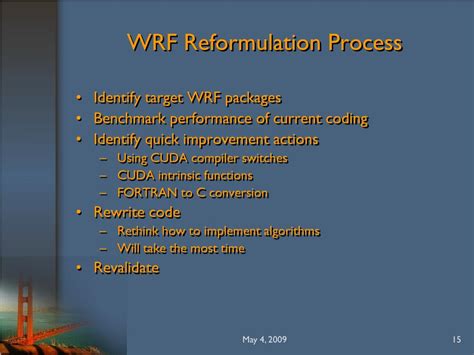 PPT Reformulating The WRF Model For Graphics Processors PowerPoint Presentation ID