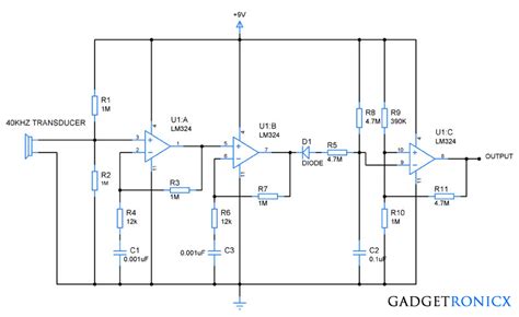 Ultrasonic Receiver Circuit Using Opamp Lm Gadgetronicx My Xxx Hot Girl