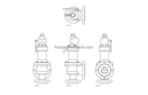Safety Valve Free Cad Drawings