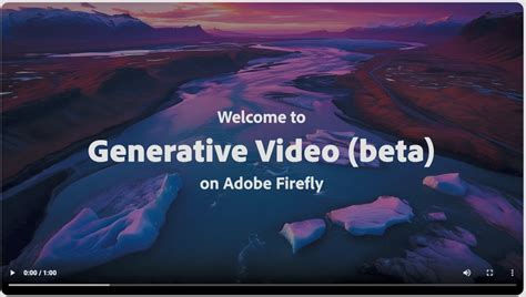 Adobes Firefly Generative Ai Gets Video Creation Capability