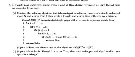 Solved Consider The Following Algorithm That Takes As Input An