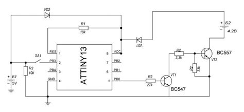 Как обесточить Attiny13 Аппаратная платформа Arduino