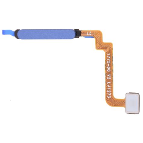Fingerprint Sensor Flex Cable For Xiaomi Redmi Note 10 5g M2103k19g M2103k19c Blue