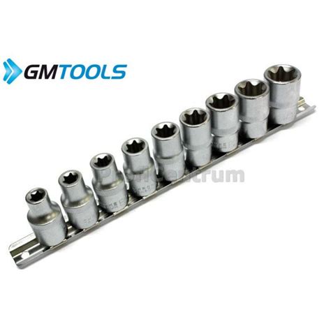 Torx Socket Wrench Set 1 2 E10 E24 9pc Gm Tools Socket Wrenches Sockets Gm Tools Shop Online