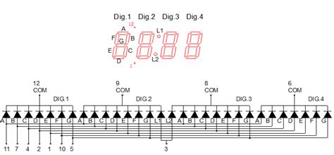 Common Anode Segment Display