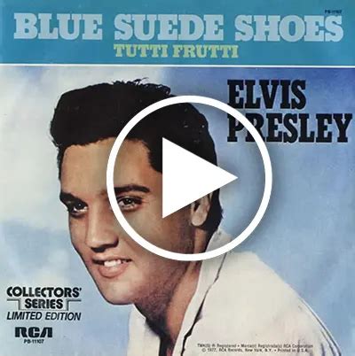 Elvis Presley Blue Suede Shoes Oldiessong