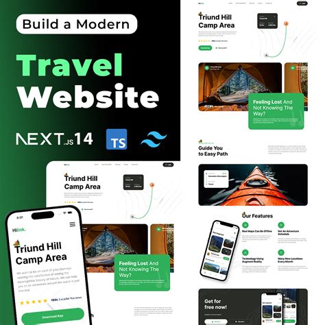 Build And Deploy A Fully Responsive Travel Website Modern Uiux Website Nextjs 14 Tailwind