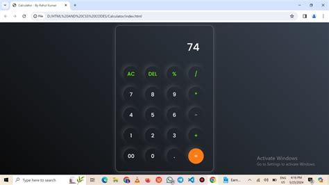 Codsoft Internship Task 3 Calculator Design Rahul Kumar Posted On The Topic Linkedin