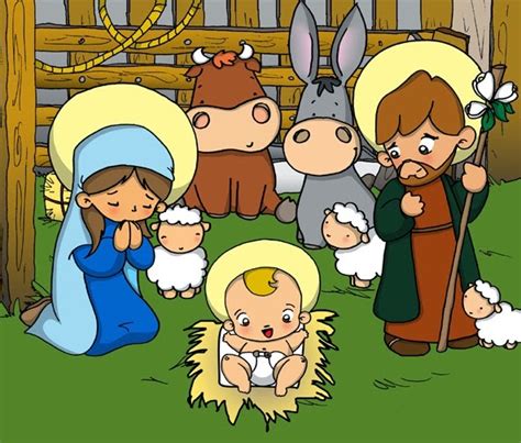 Escenas De Navidad Para Trabajar Y Colorear