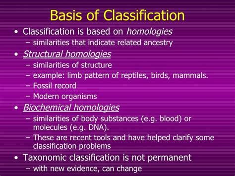 Classification