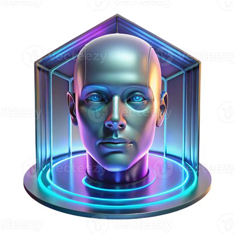 Dramatic Traditional A Holographic Projection Of A Human Face Exclusive 60325574 Png
