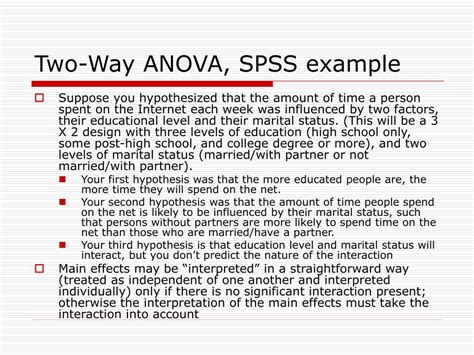 Ppt Two Way Anova Powerpoint Presentation Free Download Id1196905