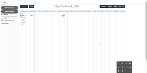 How To Display Season Semester And Cycle Of Years On Fullcalendar Stack Overflow