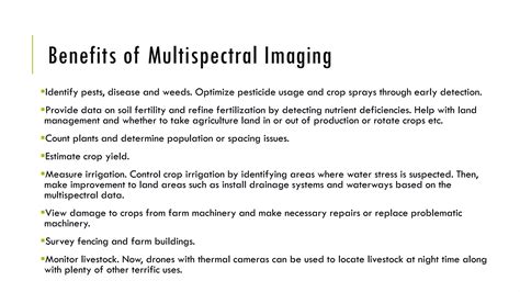 Multispectral Imagery Data For Agricultural Surveying Pdf