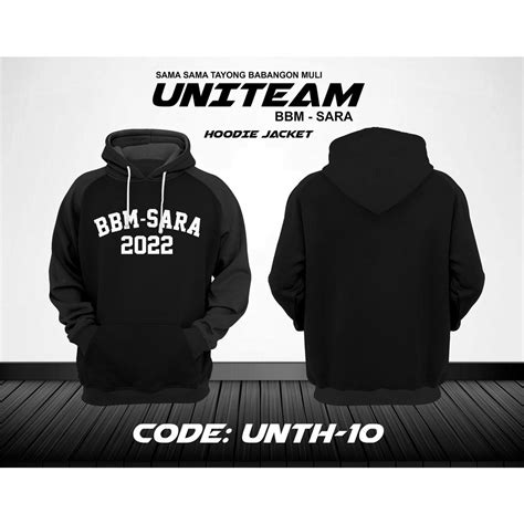 Bbm Hoodie Jacket Sara Duterte Jacket Bongbong Marcos Hoodie Jacket