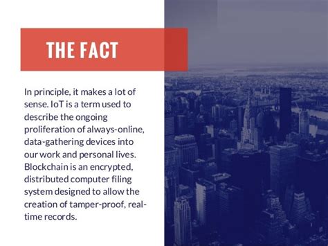 Blockchain And The Internet Of Things Benefits Of Combining These Two Mega Trends Ppt